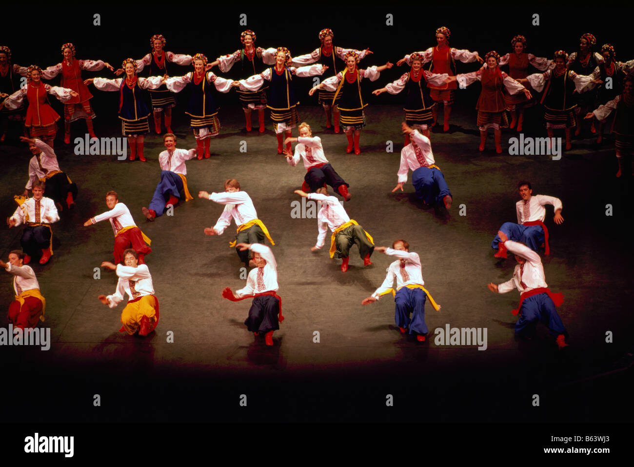 The Ukrainian Shumka Dancers from Edmonton Alberta Canada performing on ...