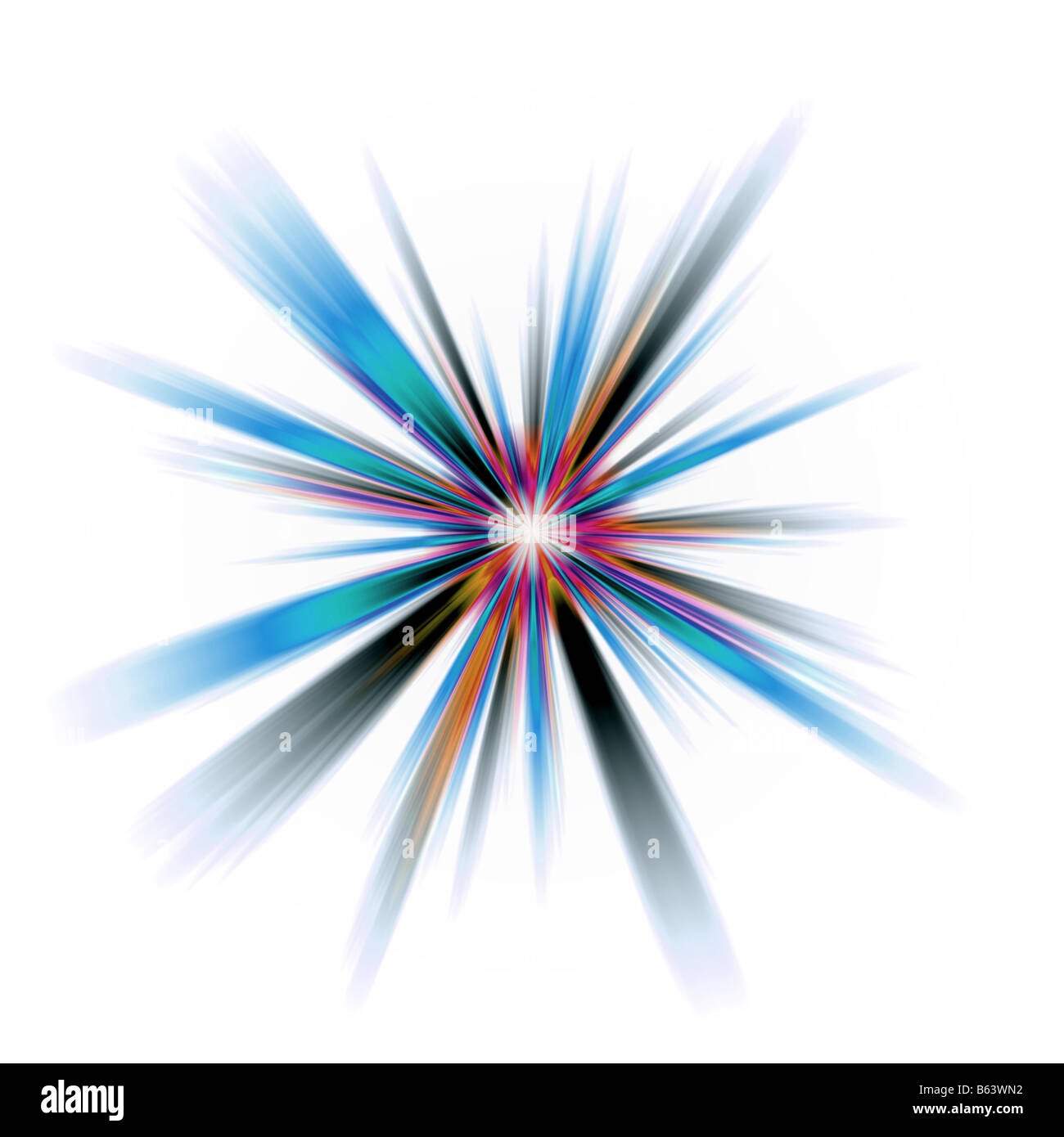 Radial background illustration rainbow Cut Out Stock Images & Pictures ...