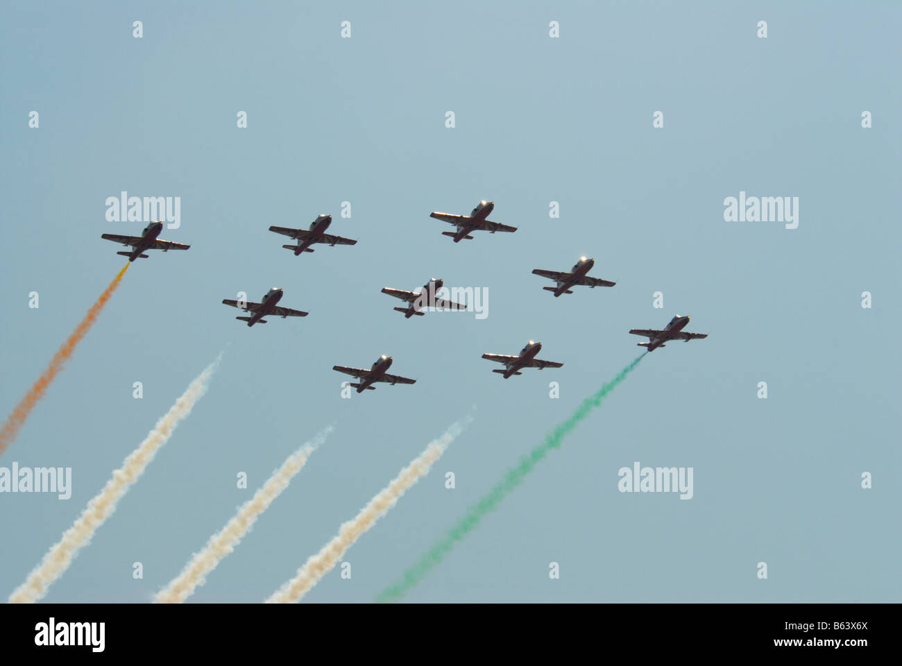 AIR SHOW CONDUCTED BY INDIAN AIR FORCE IN TRIVANDRUM, KERALA Stock ...