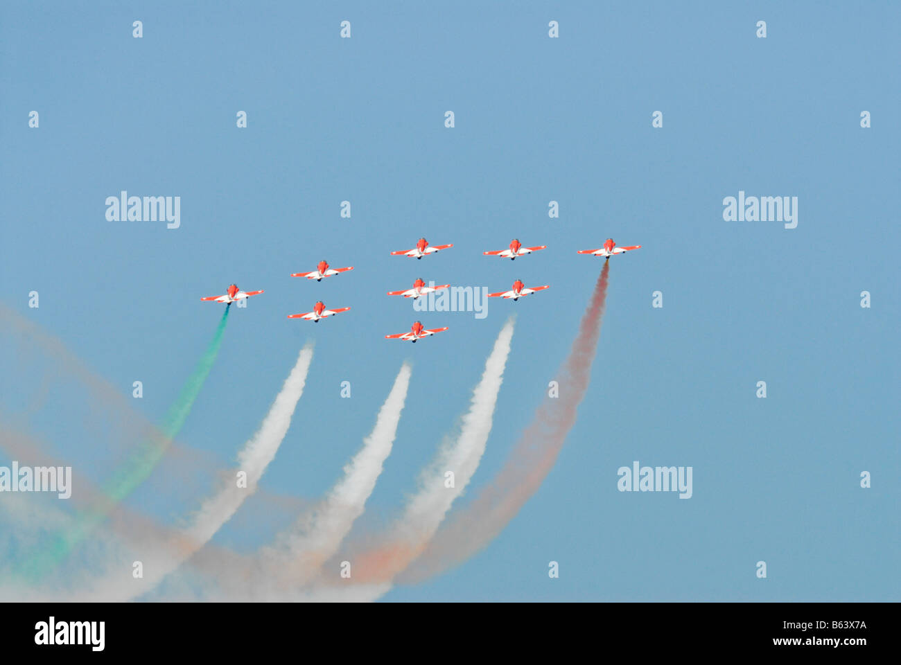AIR SHOW CONDUCTED BY INDIAN AIR FORCE IN TRIVANDRUM, KERALA Stock ...