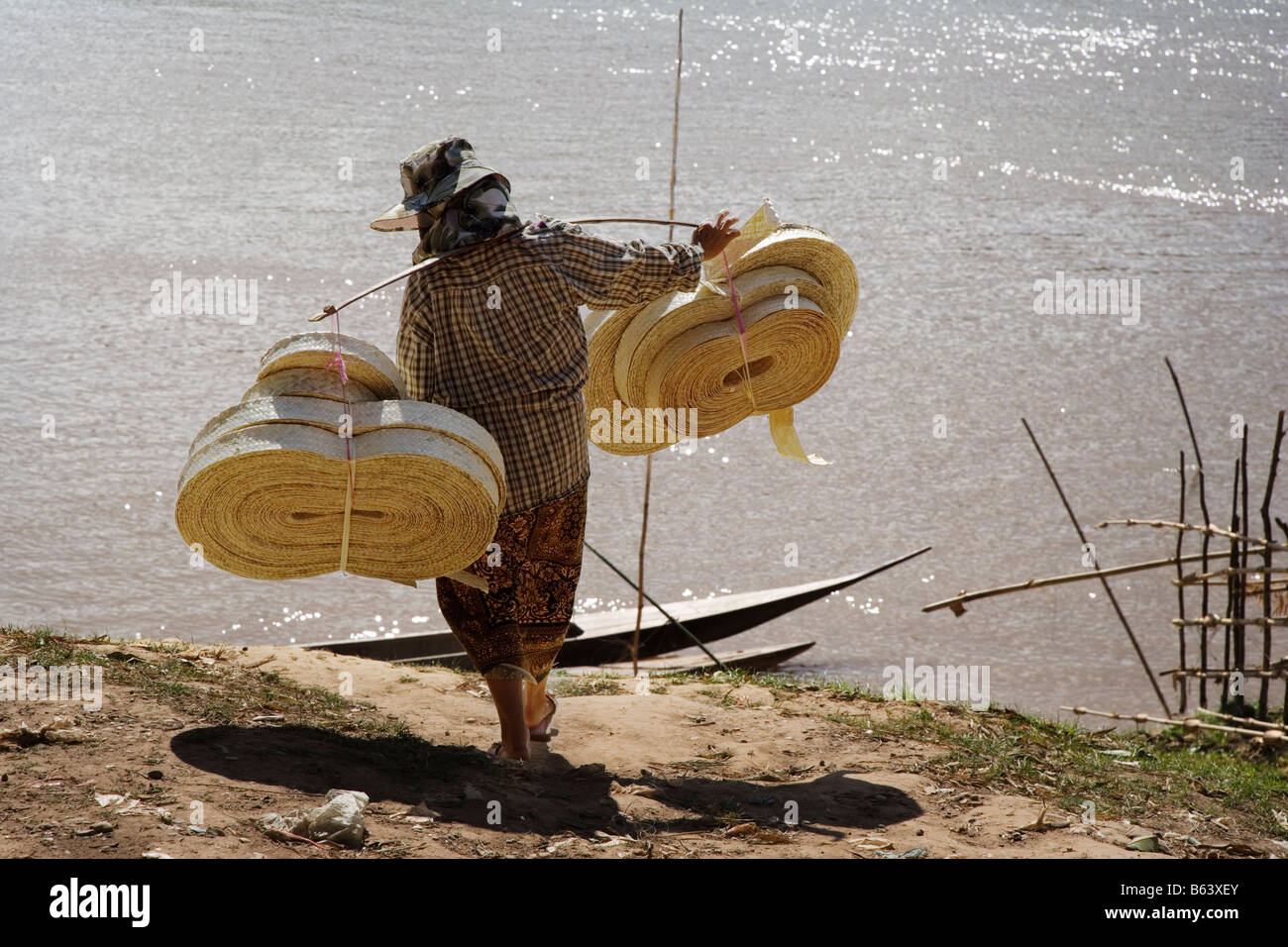 Water carrying yoke hi-res stock photography and images - Alamy