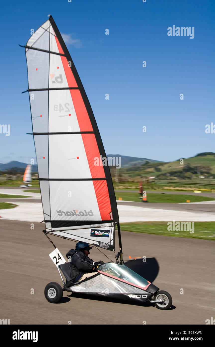 Blokart sailing hi-res stock photography and images - Alamy