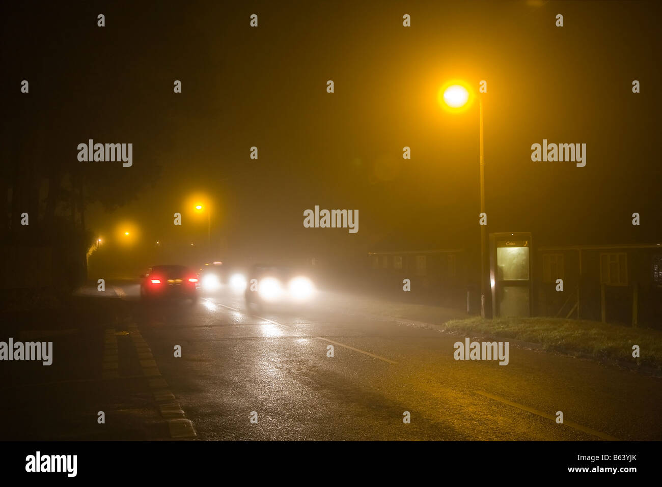 Thick fog traffic hi-res stock photography and images - Alamy