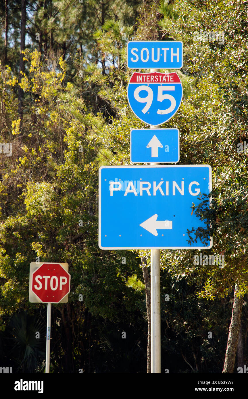 Interstate 95 sign hi-res stock photography and images - Alamy