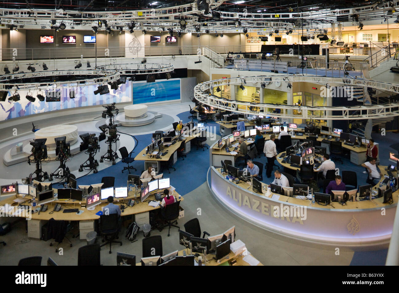 Al jazeera studio doha hi-res stock photography and images - Alamy