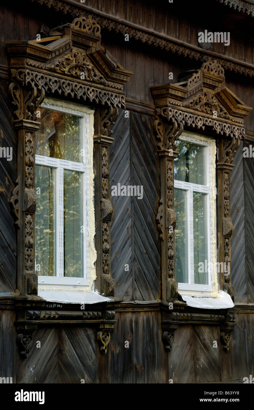 decorative windows, Suzdal, Russia Stock Photo - Alamy