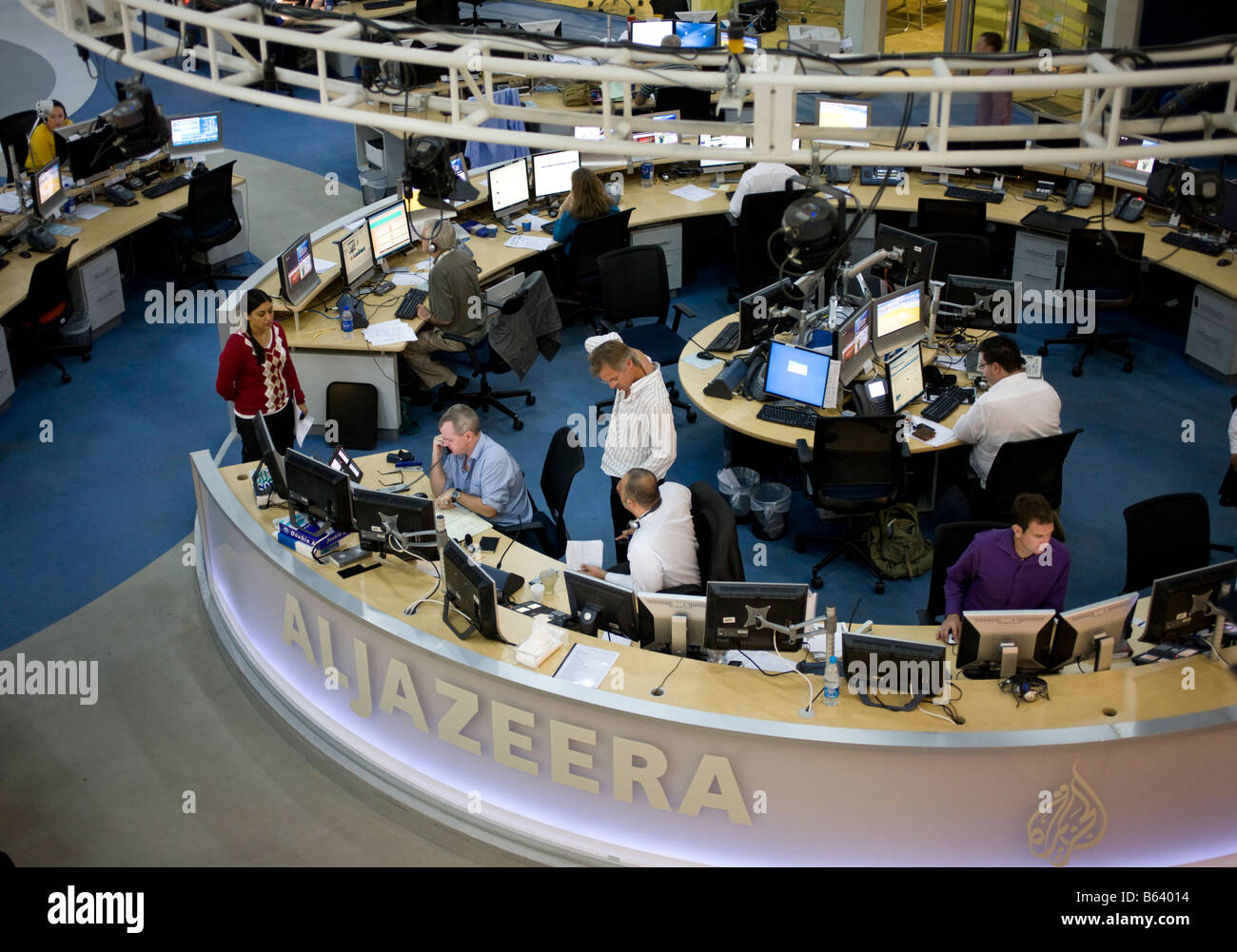 Al jazeera studio doha hi-res stock photography and images - Alamy