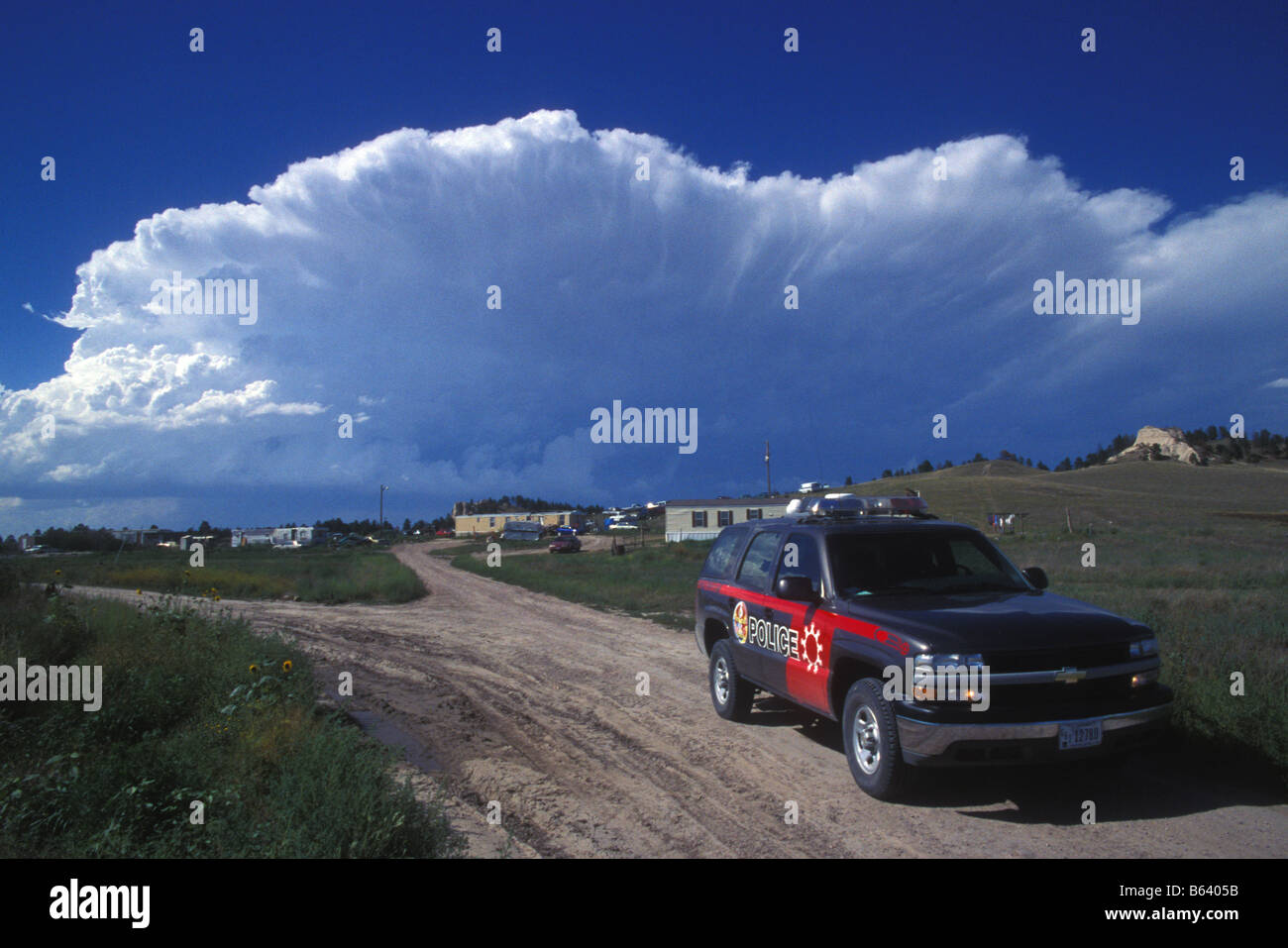 Oglala Sioux Indian Reservation Police Pine Ridge South Dakota USA ...