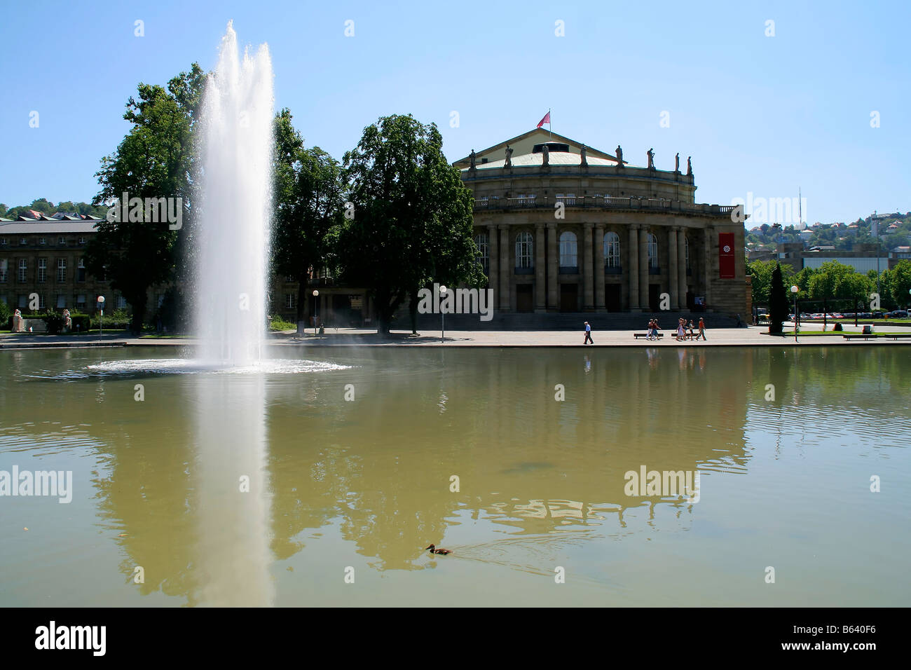 opera house Stuttgart Staatsoper Baden Württemberg Deutschland Stock ...