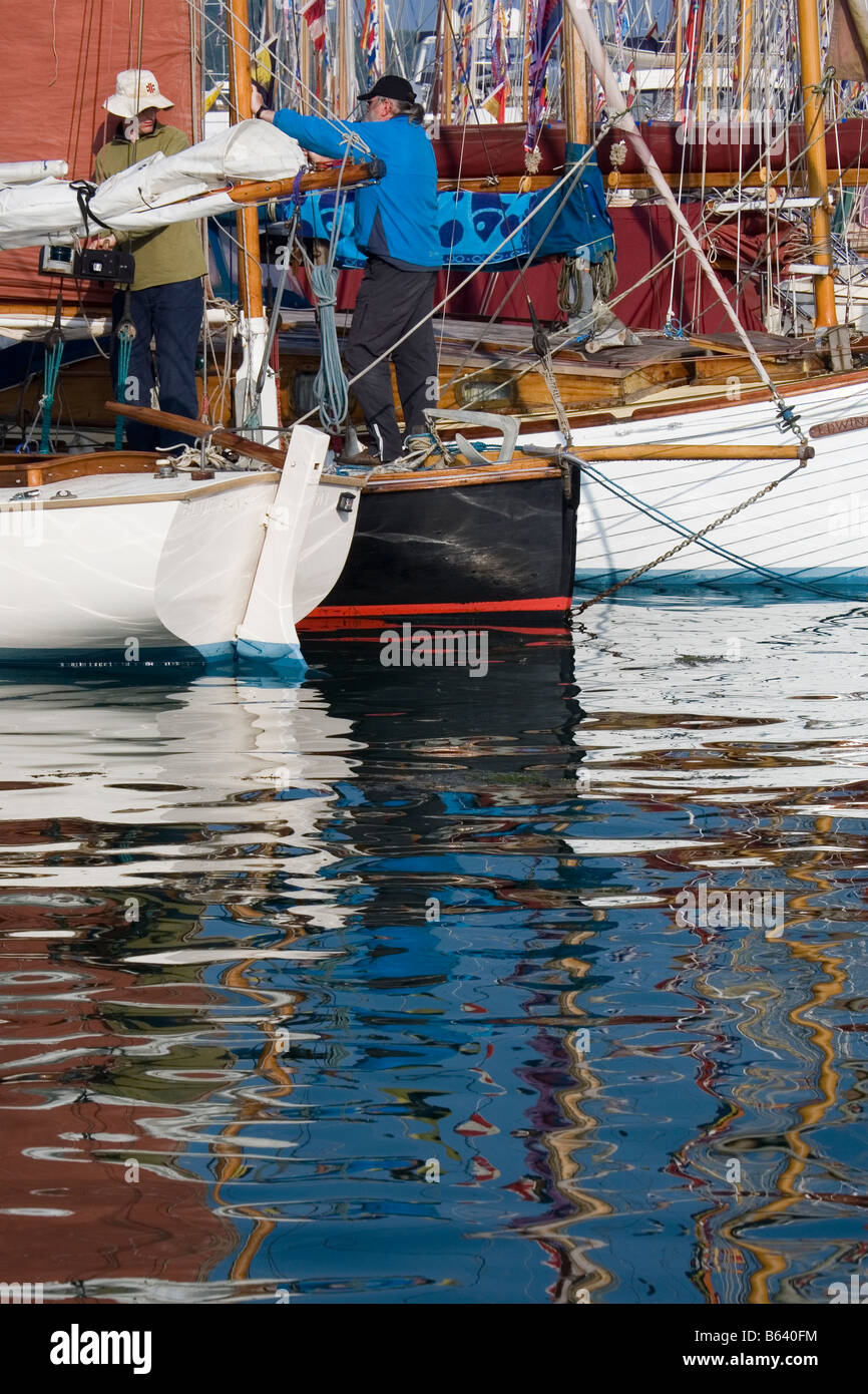 Old Gaffers Festival Yarmouth Isle of Wight Stock Photo - Alamy