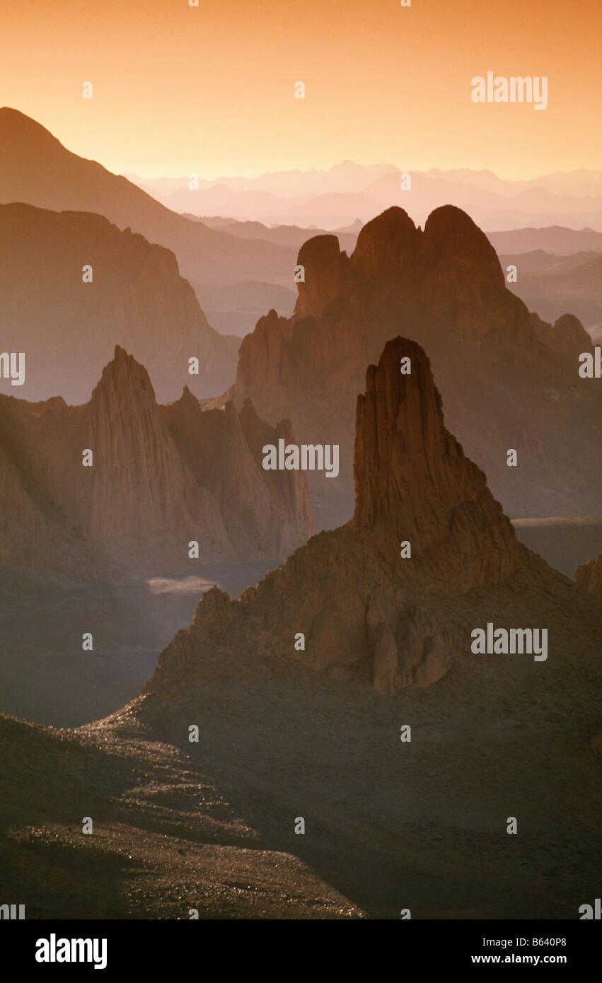 Algeria, Tamanrasset. Hoggar Mountains. Location called: Assekrem ...