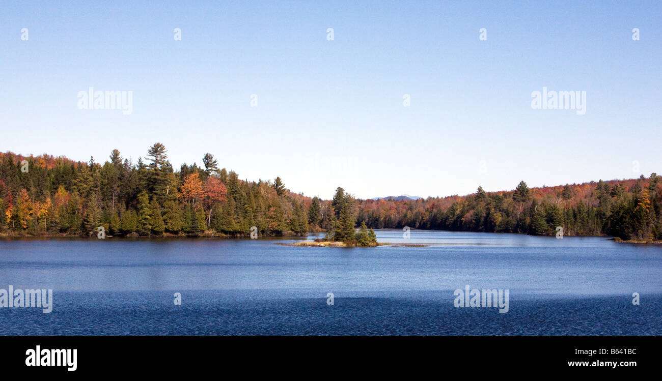 Lake Abanakee Adirondack State Park New York Stock Photo - Alamy