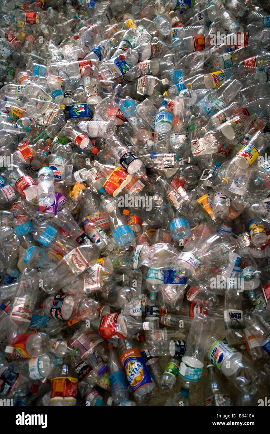 Plastic bottles recycling project hi-res stock photography and images ...