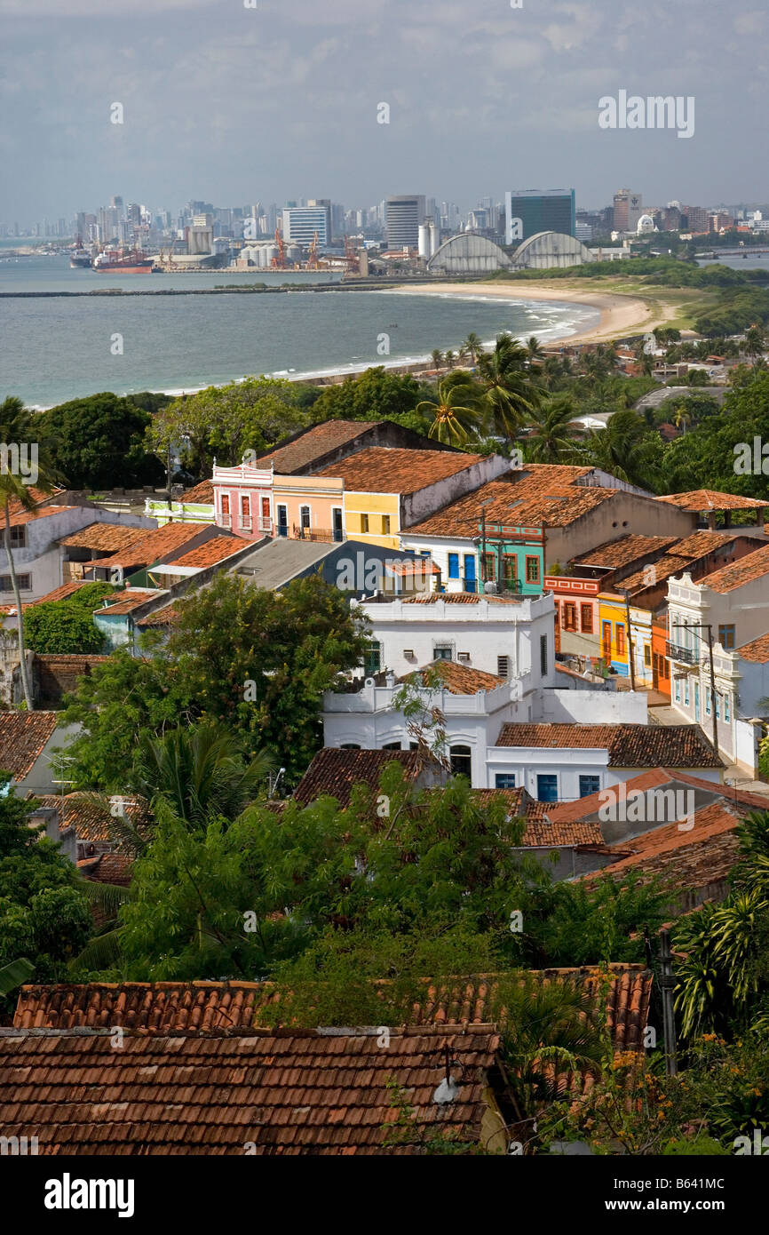 Brazil, Olinda, Panoramic view Recife in the background Stock Photo - Alamy