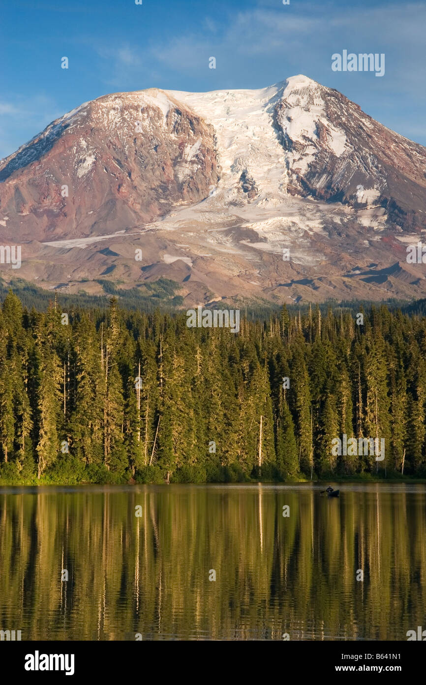 Mount Adams above Takhlakh Lake in the Mount Adams Wilderness Gifford ...