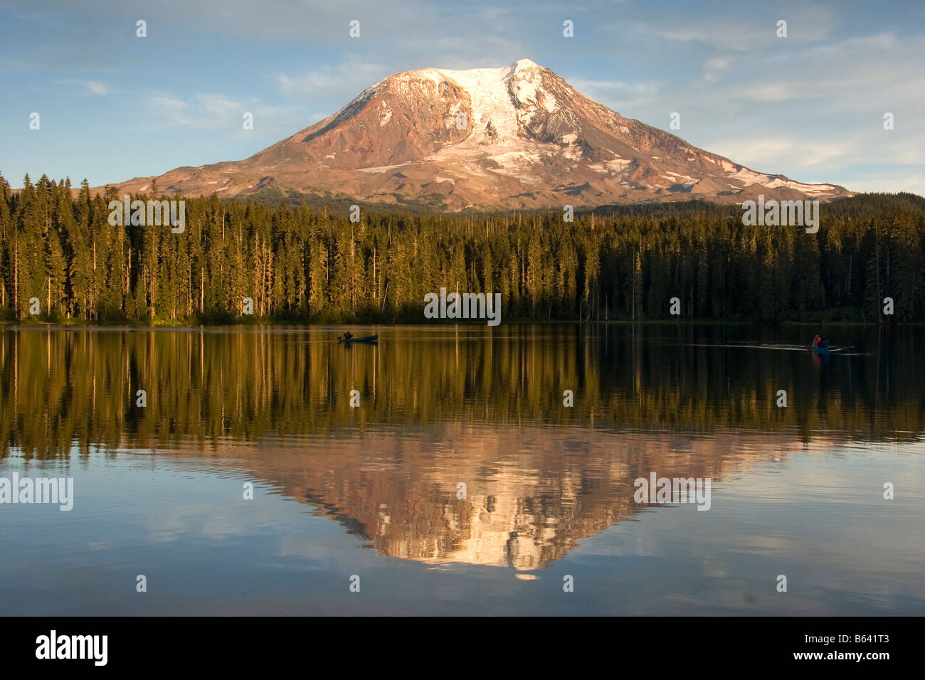 Mount Adams above Takhlakh Lake in the Mount Adams Wilderness Gifford ...