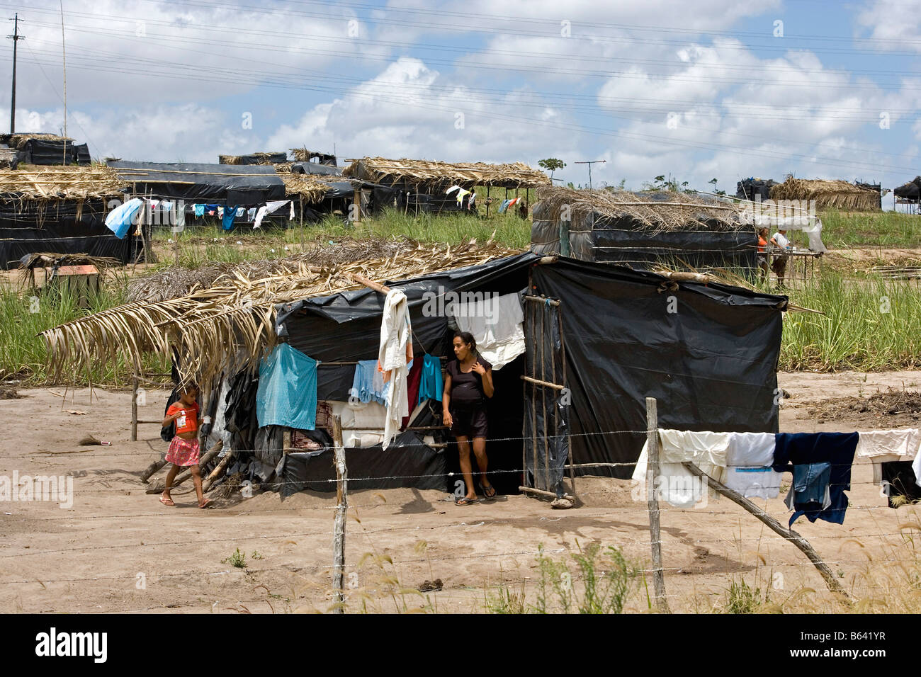 Brazil, Aracoiaba, Pernambuco, Squatter camp Stock Photo - Alamy