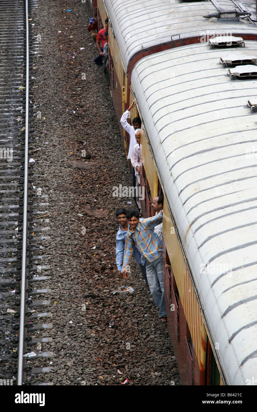 Men lean out open door hi-res stock photography and images - Alamy