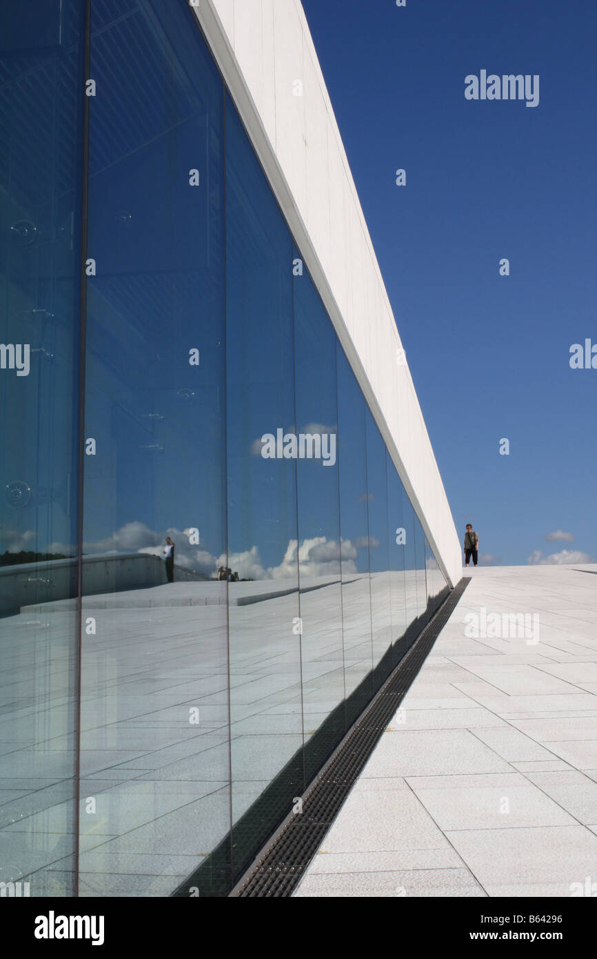 Glass facade oslo opera house hi-res stock photography and images - Alamy
