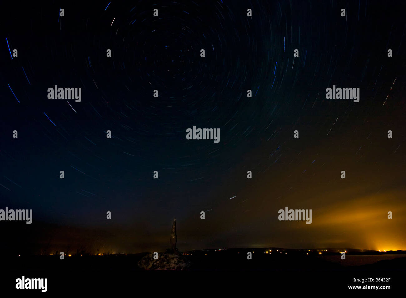 stars and light pollution Stock Photo - Alamy