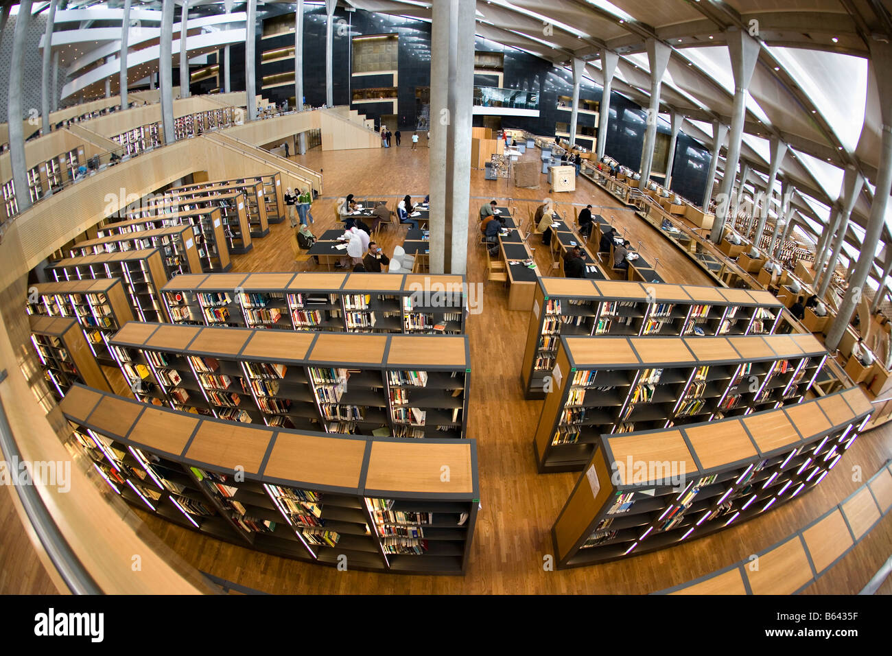 Library Fisheye Architecture Hd Wormhole Library By MAD Architects