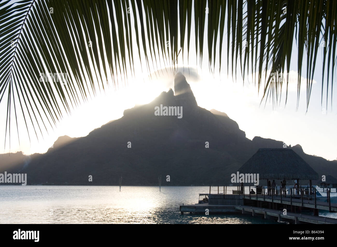mount otemanu Bora Bora Stock Photo - Alamy