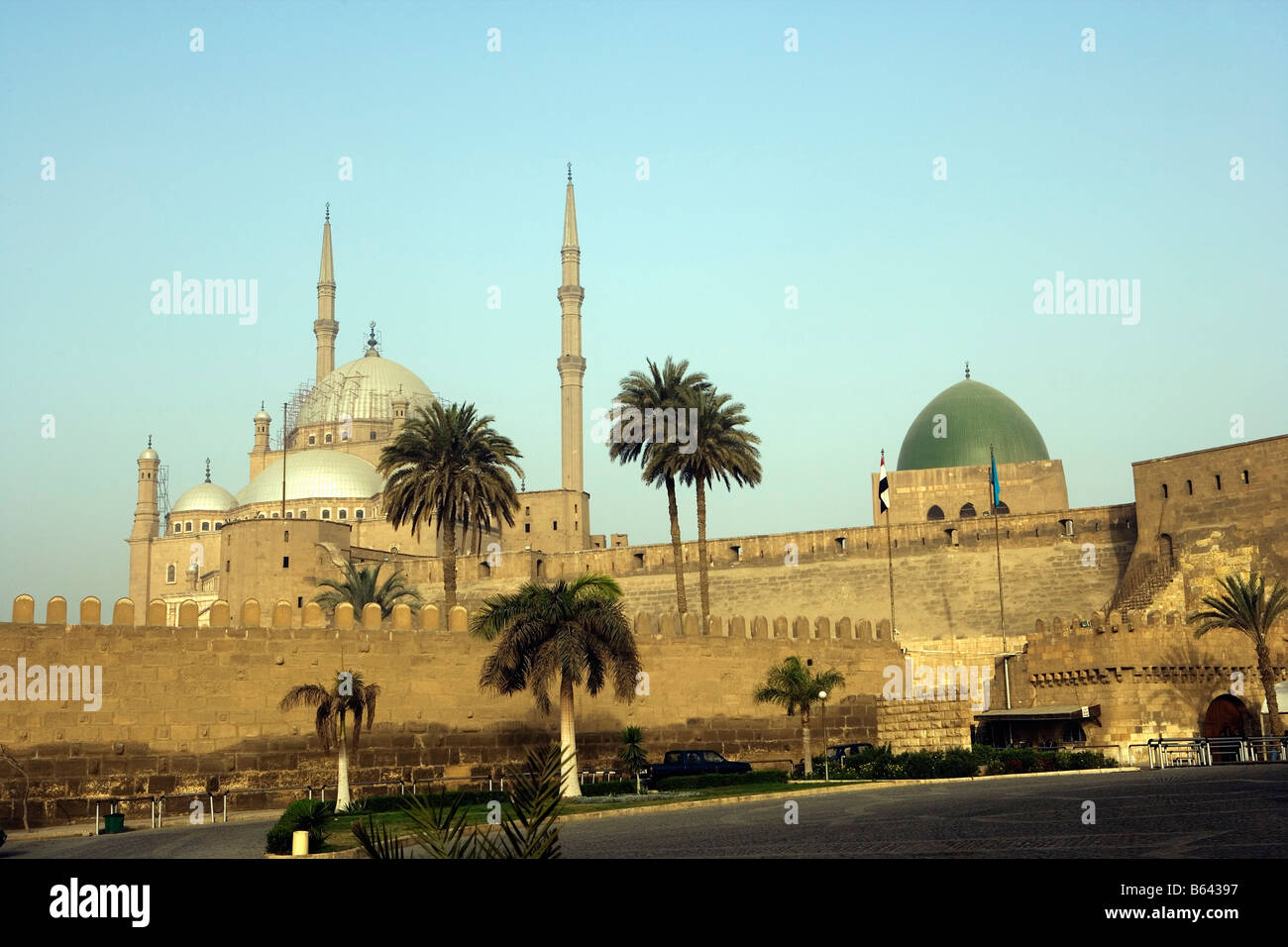 Egypt, Cairo, Islamic Cairo, Mosque - Mosque of Mohammed Ali Stock ...