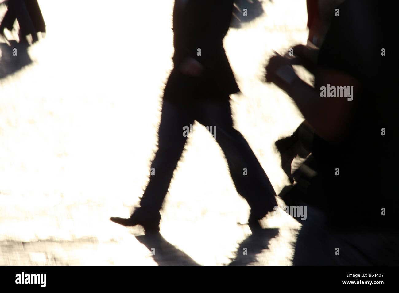 Teenagers group walking silhouette hi-res stock photography and images ...