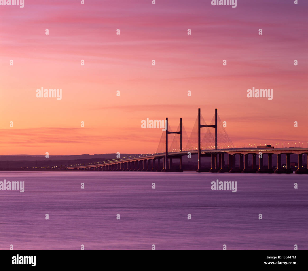 The Prince of Wales Bridge (Second Severn Crossing) over the River ...