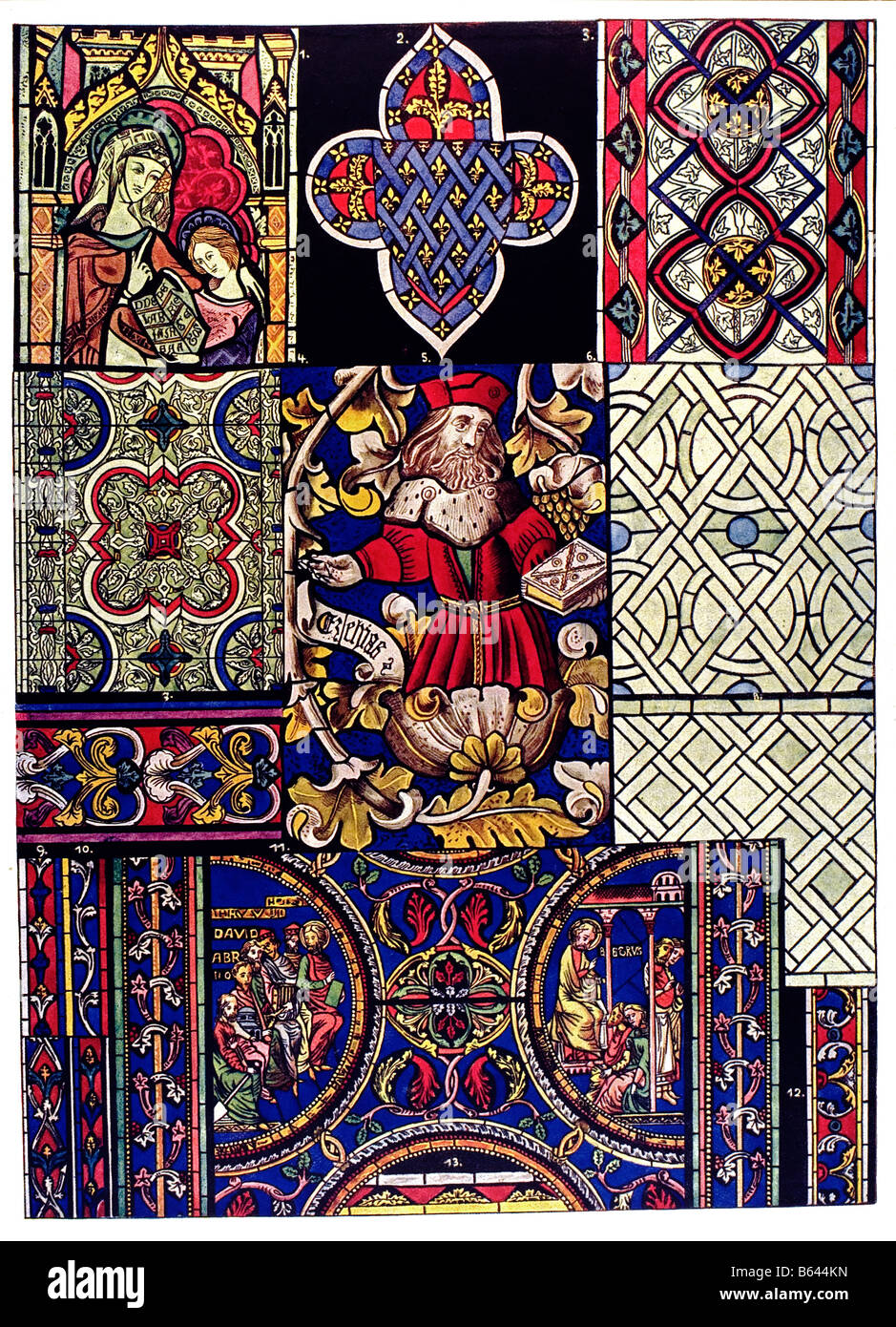 Mediaeval glass paintings hi-res stock photography and images - Alamy