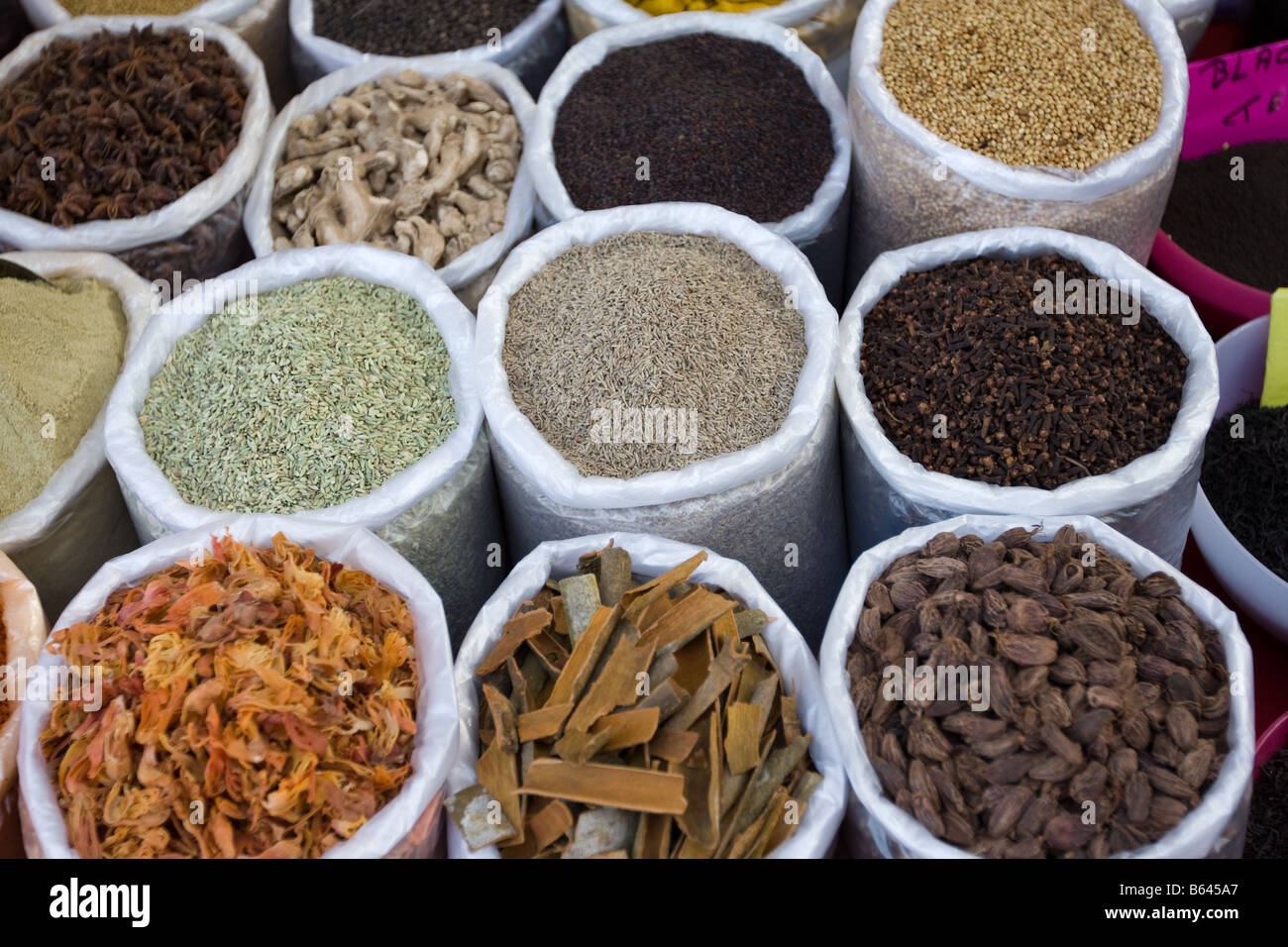 Spicy India Spices Food Curry Stock Photo - Alamy