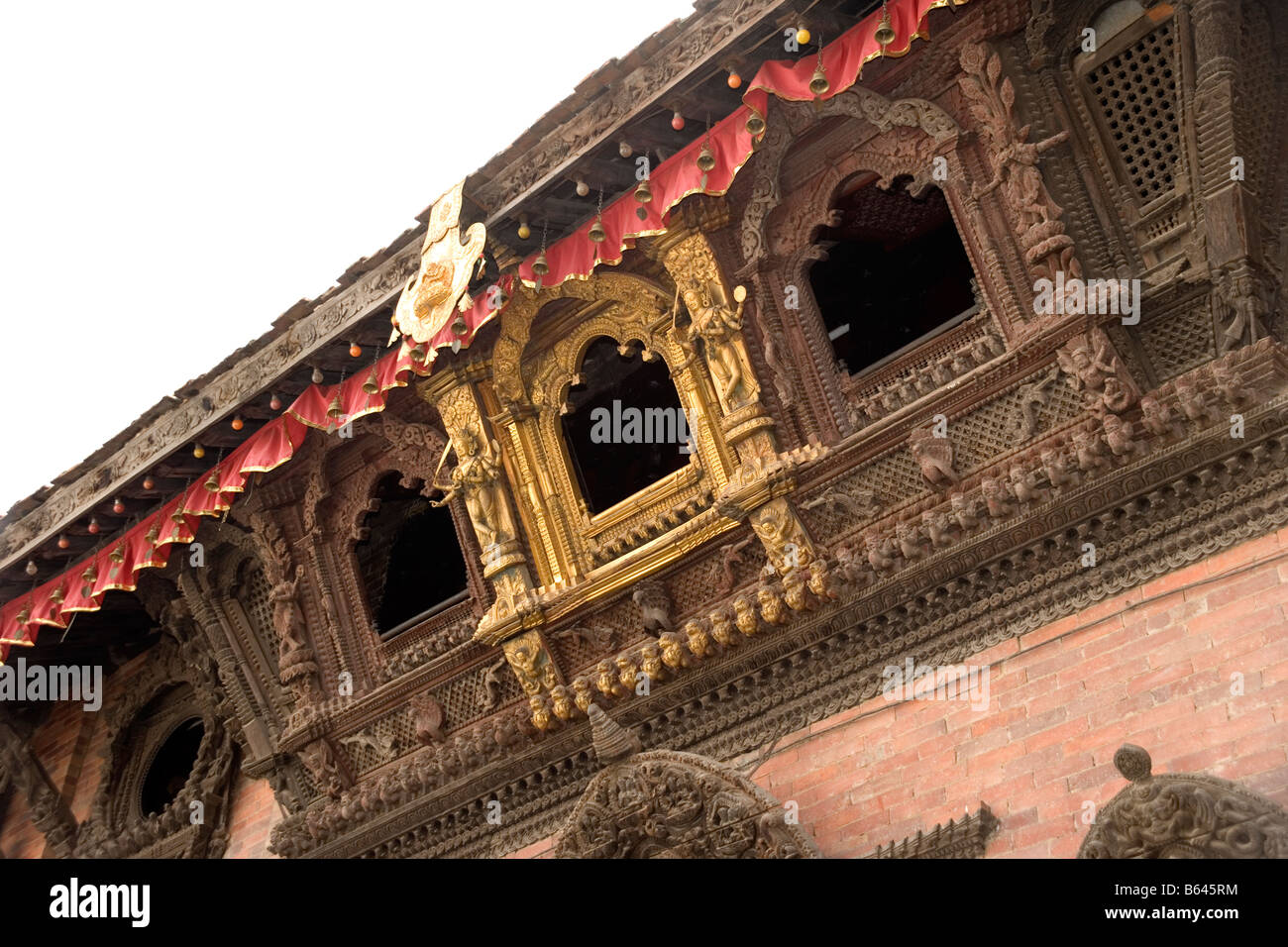 The Kumari Bahal building in the Durbar Square, home of the Kumari Devi ...