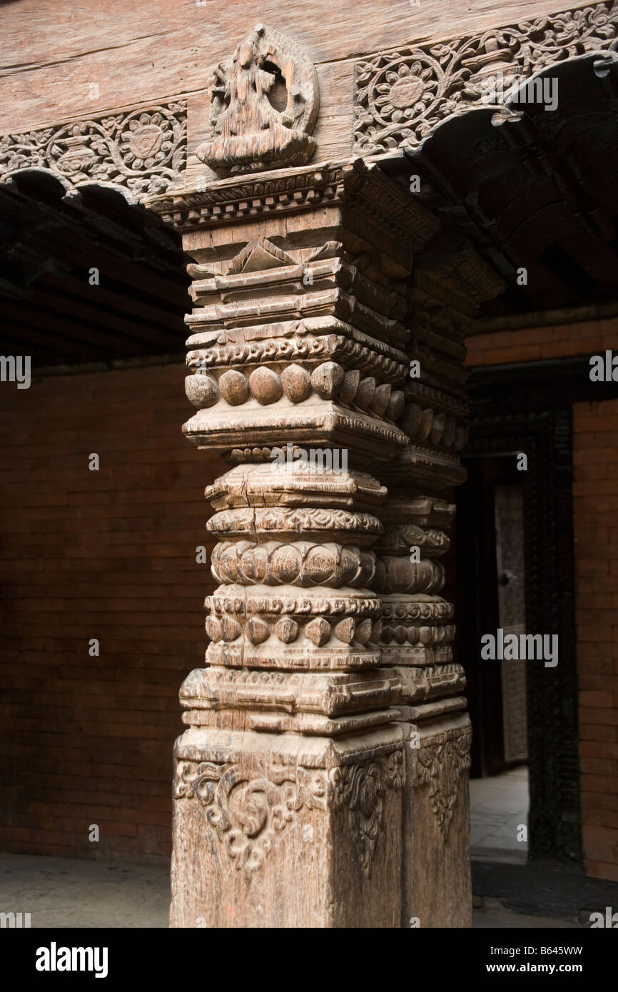 The Kumari Bahal building in the Durbar Square, home of the Kumari Devi ...