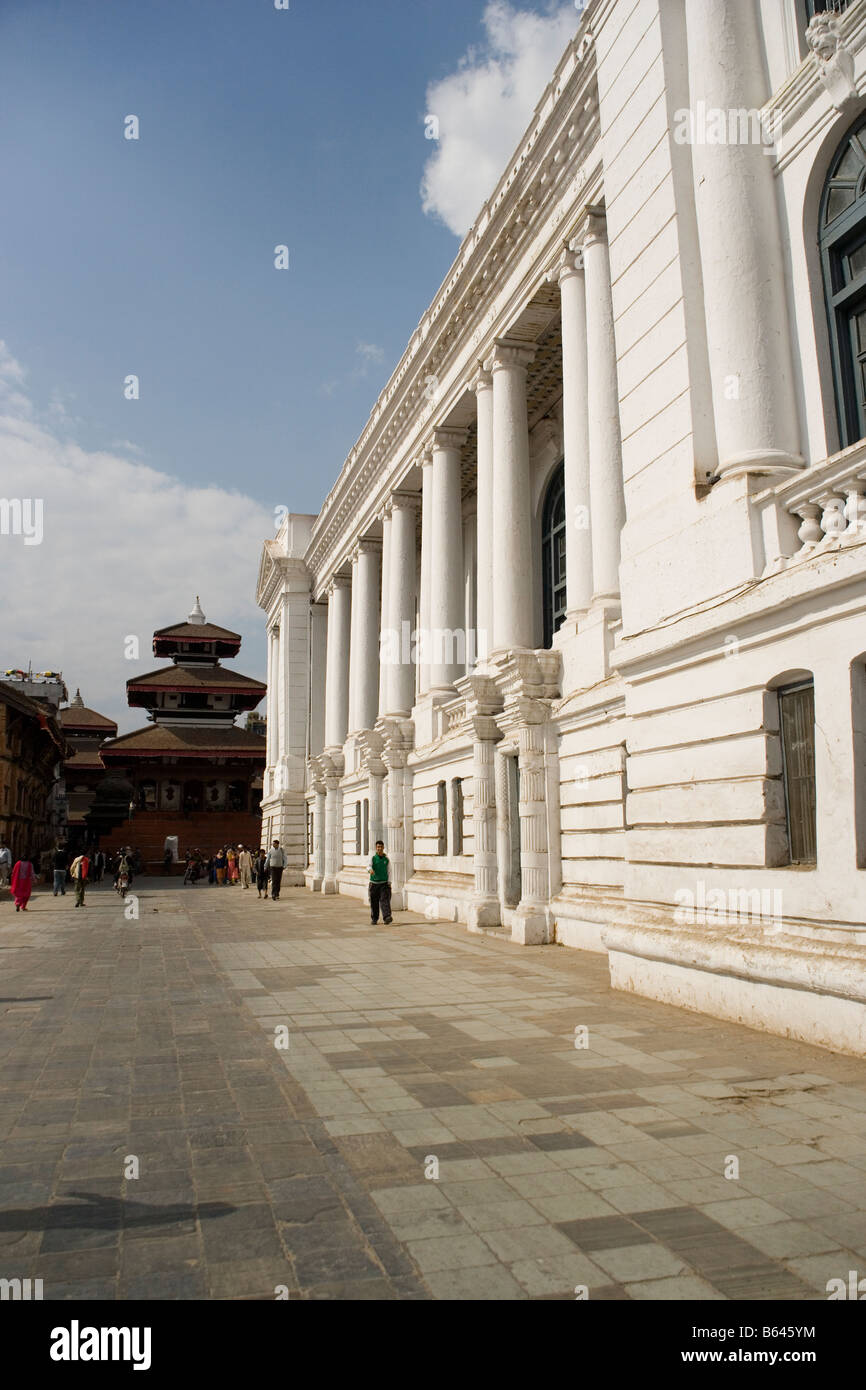 The old Royal Palace in the Durbar Square in Kathmandu, Nepal Stock ...