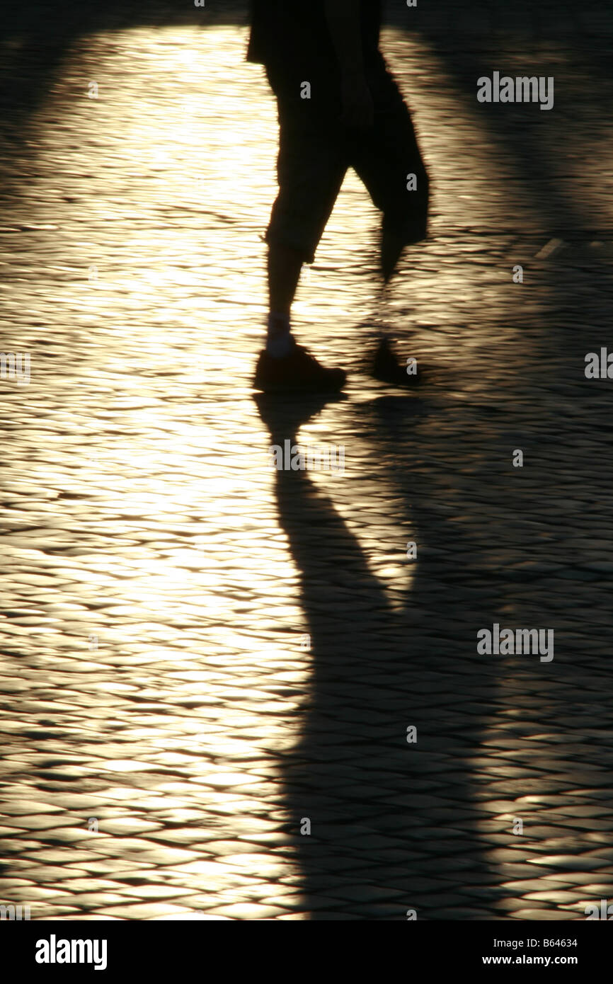 Mystery woman running silhouette hi-res stock photography and images ...