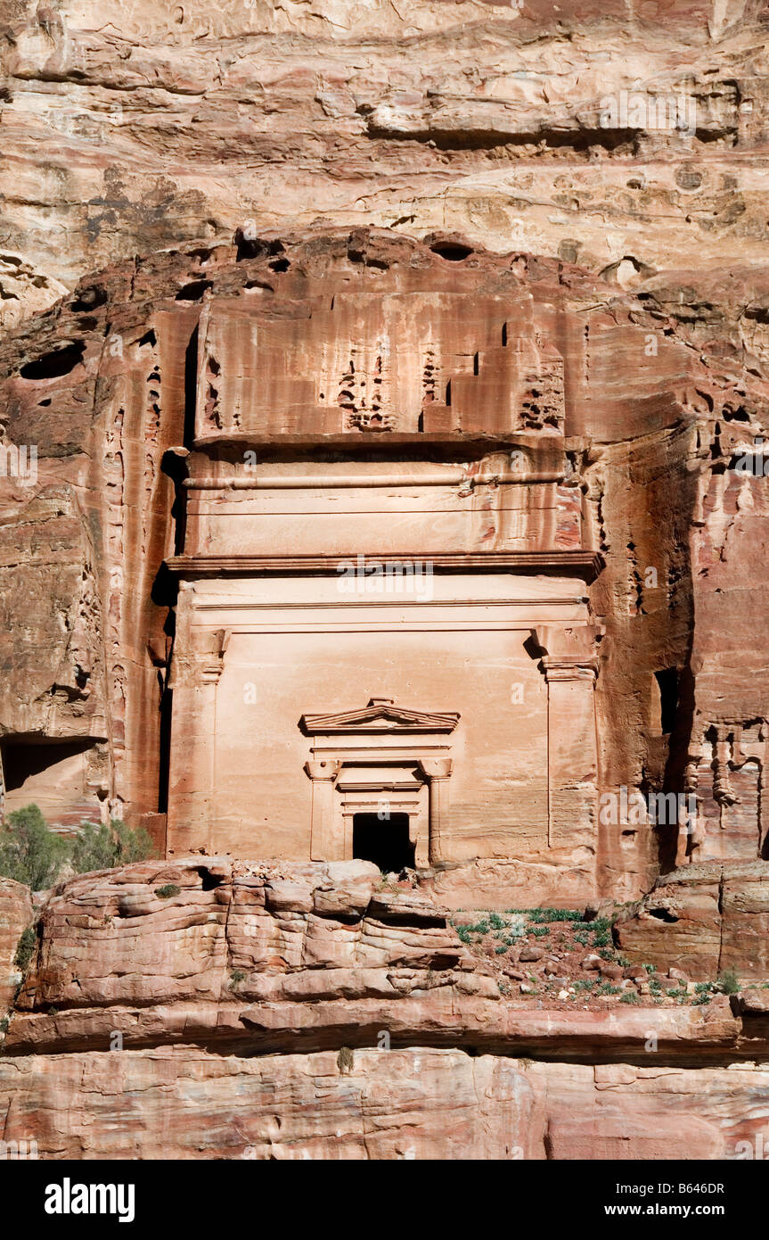 One of the Royal Tombs of Nabataea in Petra Stock Photo - Alamy