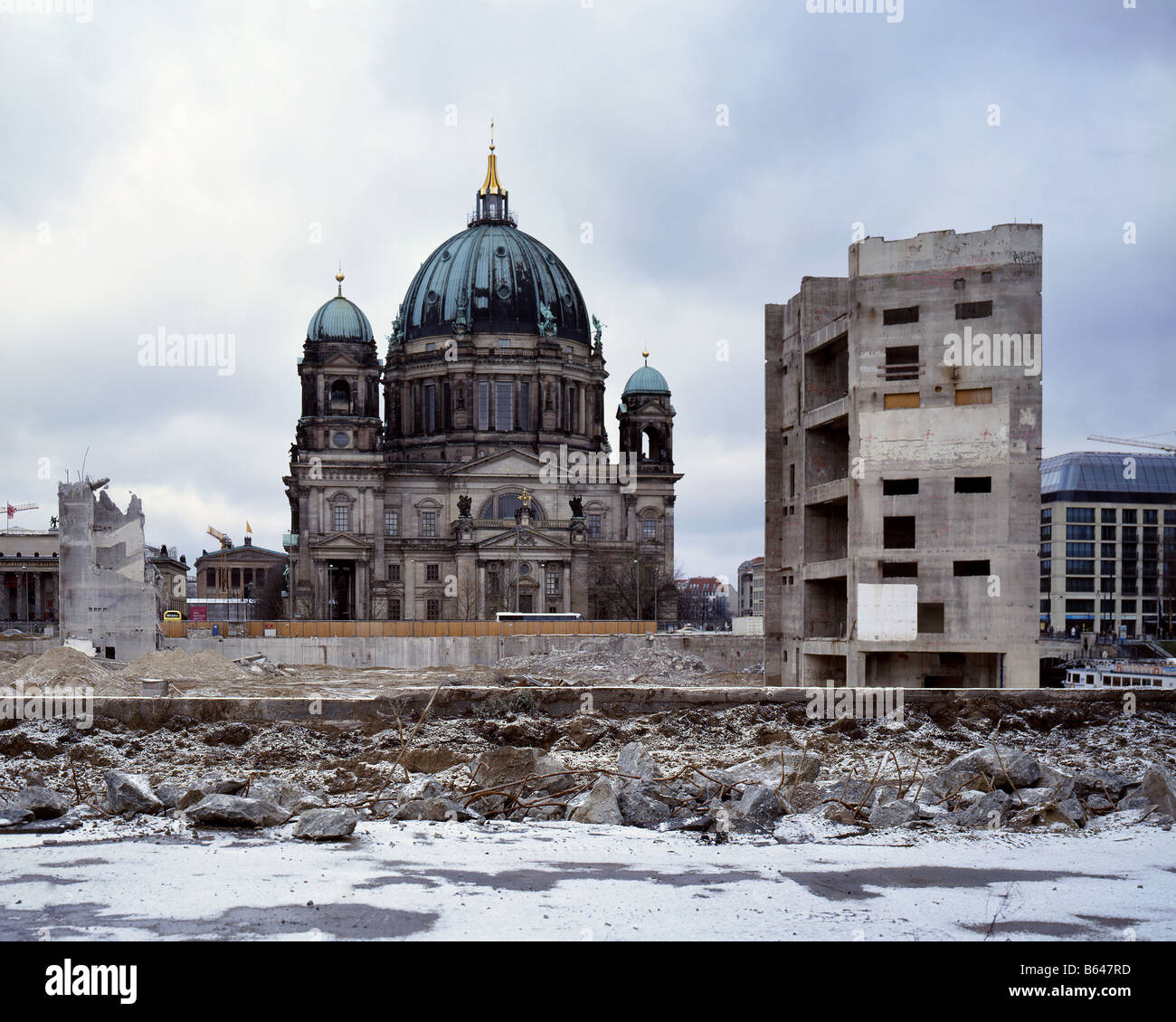 Berlin Germany Palast der Republik November 2008 Deconstruction of ...