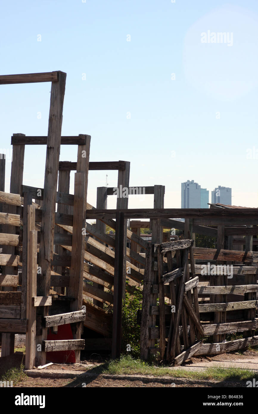 Old verses New The old cattle ramps at Stockyards Station with the new ...