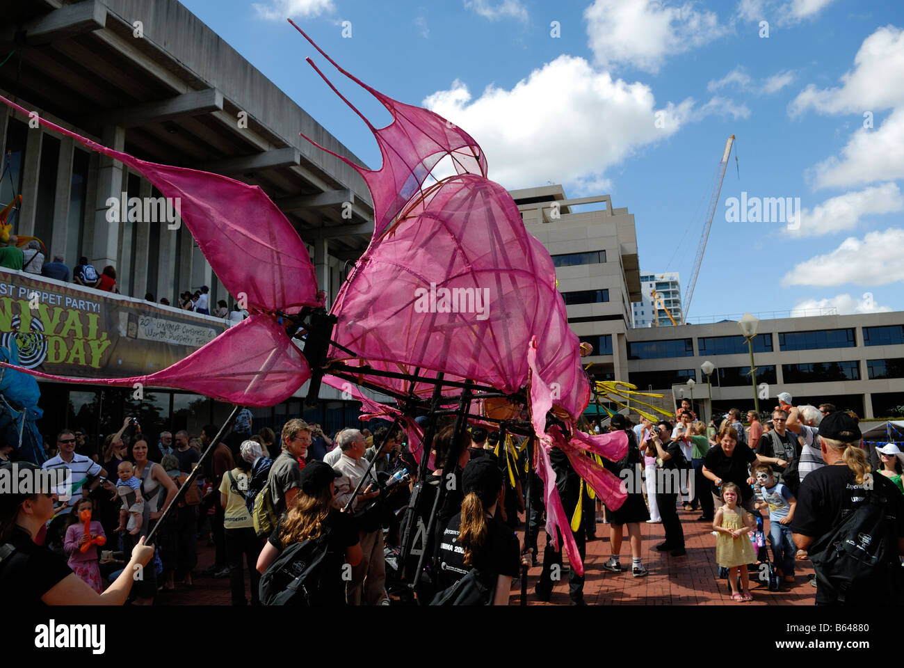 Large fish puppet Stock Photo - Alamy