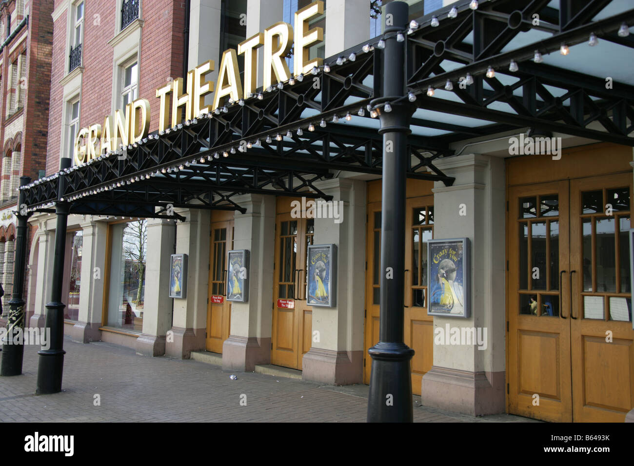 City of Wolverhampton, England. Main entrance to the late 19th century ...