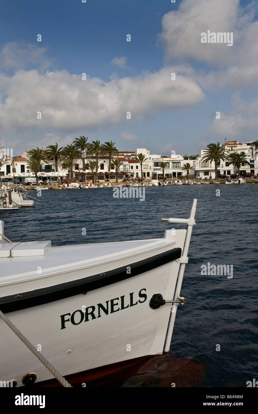 Fishing boats in fornells hi-res stock photography and images - Alamy