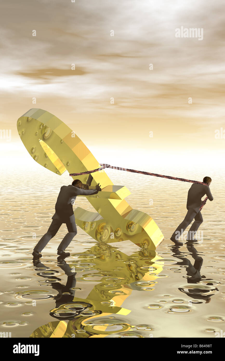 Propping up the Pound sterling Stock Photo - Alamy