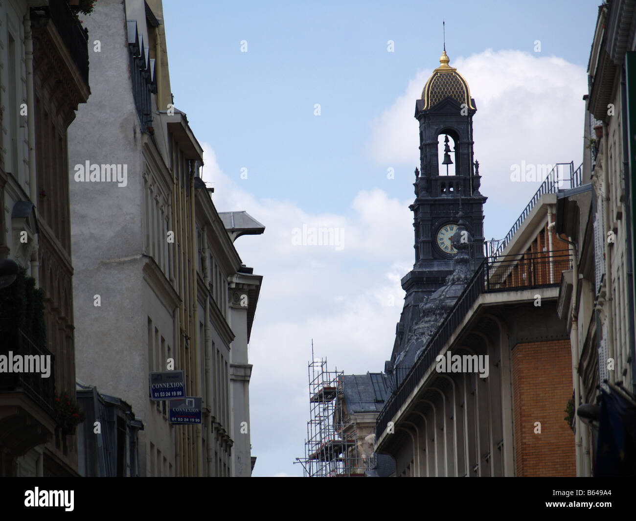Church Bell Tower Paris France Stock Photo - Alamy