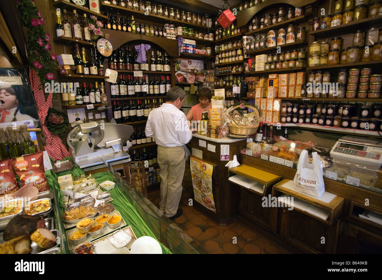 France, Paris, Deli, shop selling delicacies Stock Photo - Alamy