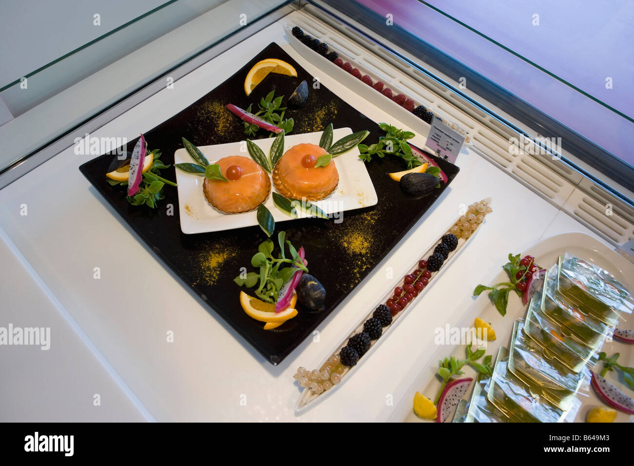France, Paris, Deli, shop selling delicacies. Shop-window Stock Photo ...