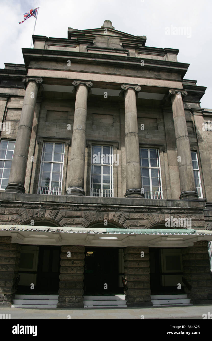 City of Stoke on Trent, England. Main entrance to the 19th century ...