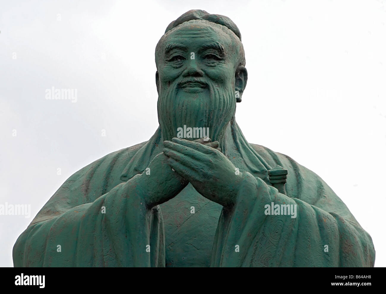 Statue of the philosopher and teacher Confucius at the Chinese Garden ...