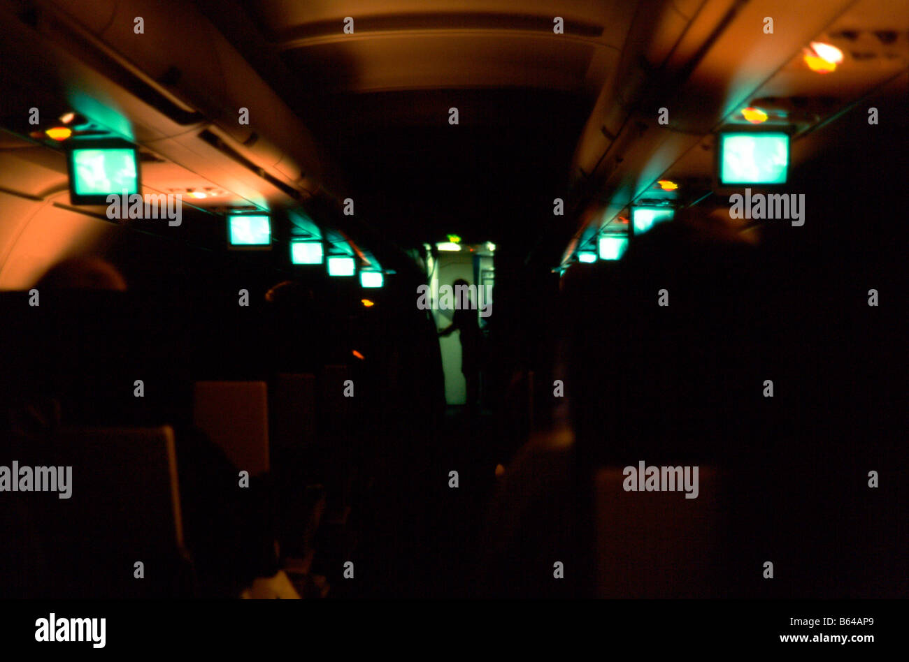 Airplane seat cabin crew hi-res stock photography and images - Alamy