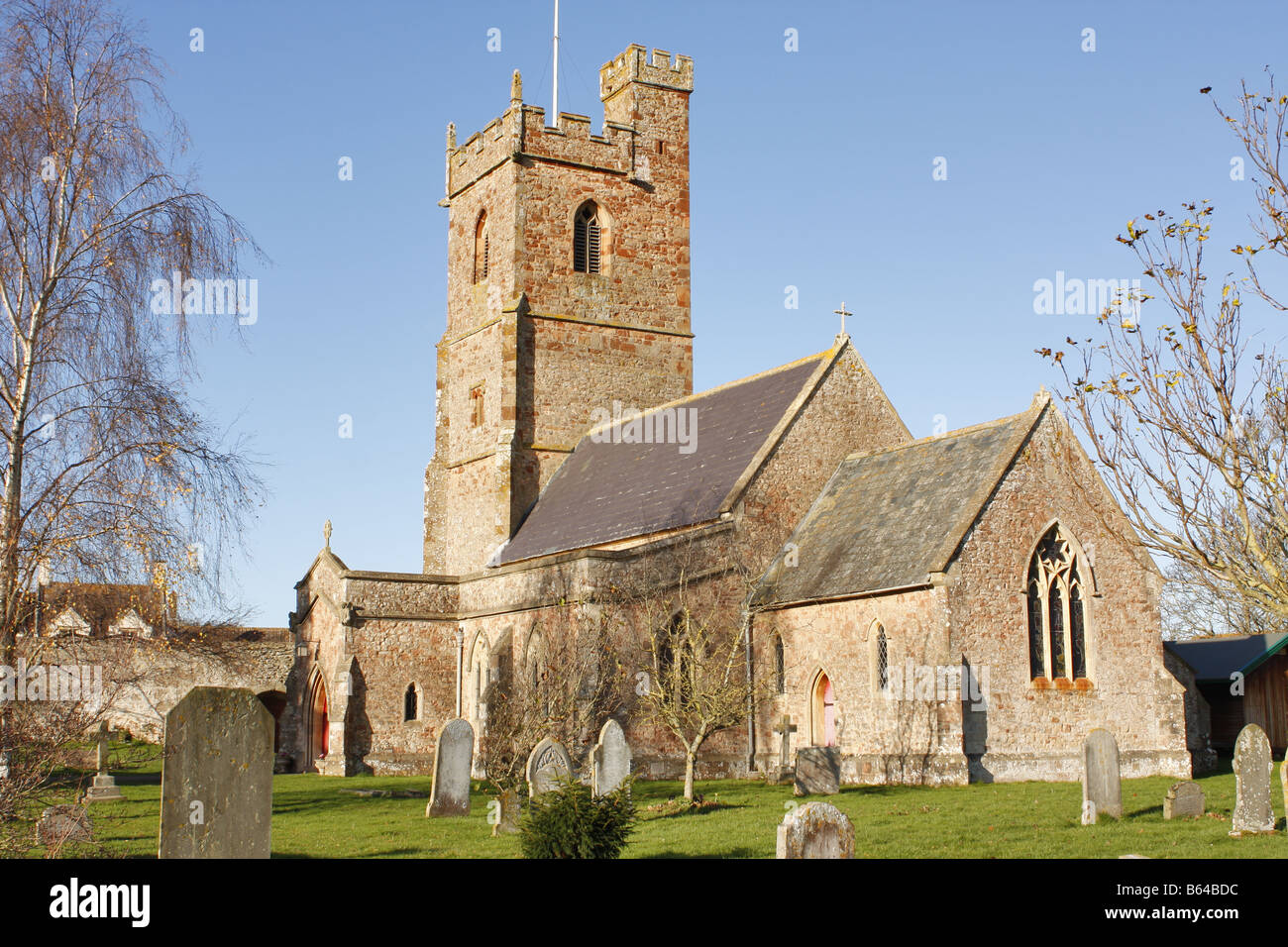 Nether Stowey Church Stock Photo - Alamy