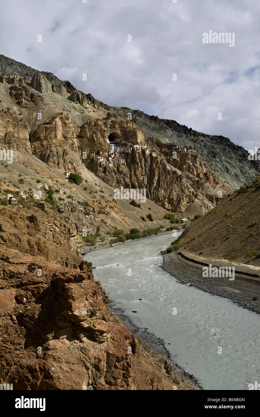 Phuktal monastery Zanskar Ladakh Stock Photo - Alamy